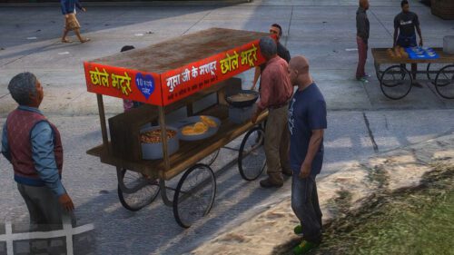Download GTA 5 Mods 3D Pan Shop and Thela