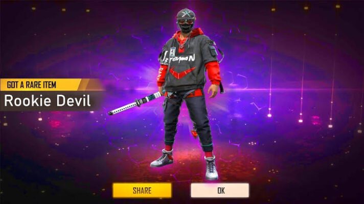 Download GTA 5 Mods Free Fire Rookie Devil [Add-On Ped]