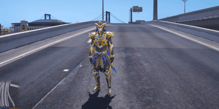 Download GTA 5 Mods PUBG Golden Pharaoh X Suit