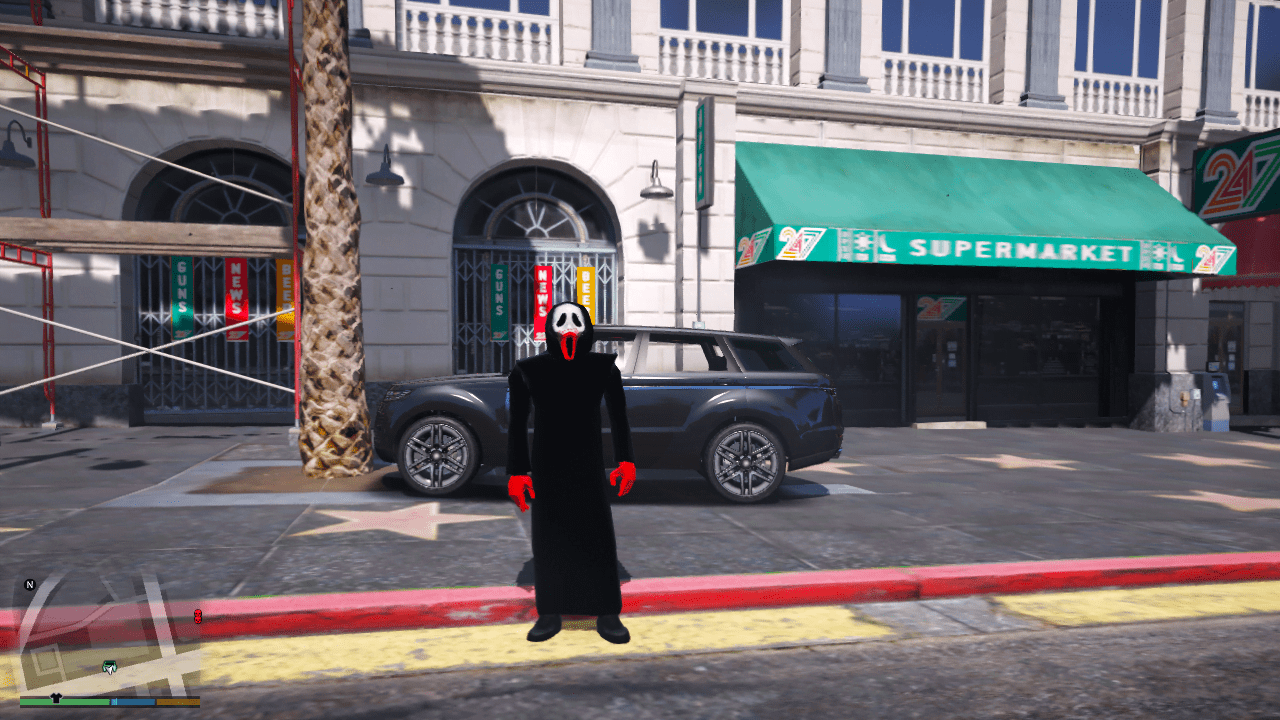 Download GTA 5 Mods Bhoot - Ghost Addon Ped