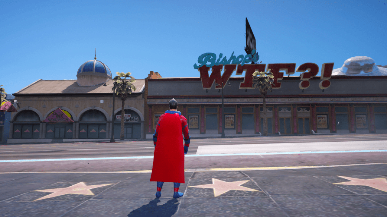Download GTA 5 Mods Superhero in Ropehero Addon Ped