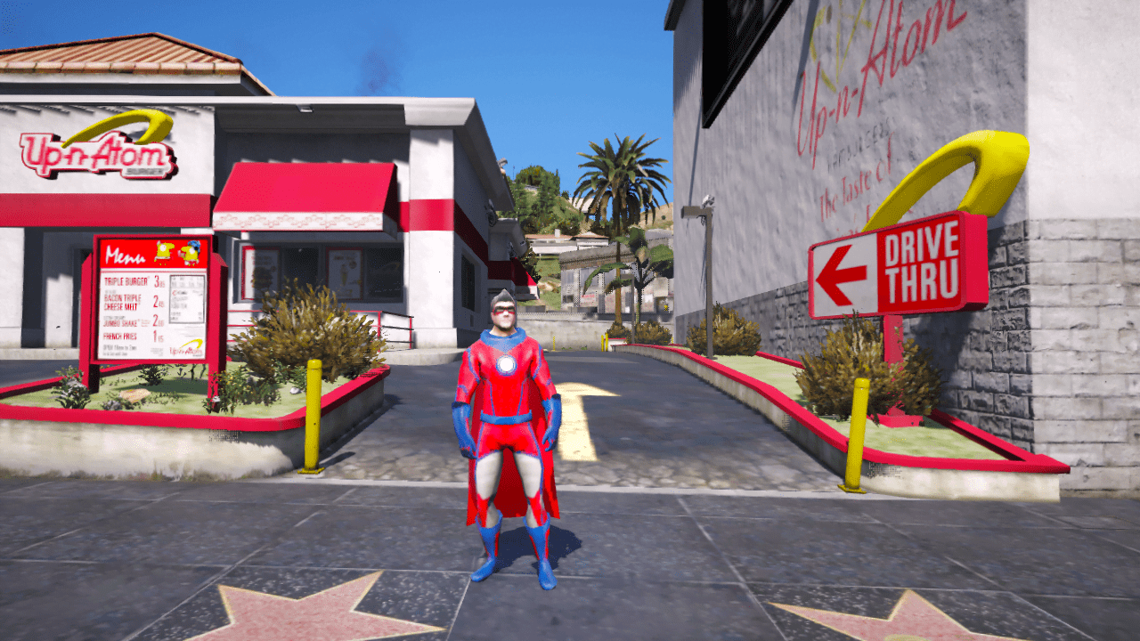 Download GTA 5 Mods Superhero in Ropehero Addon Ped