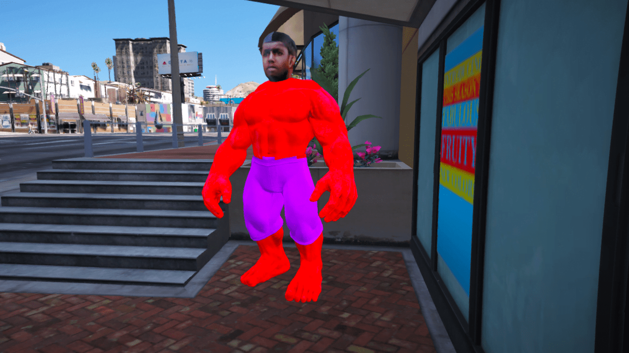 Download GTA 5 Mods Tipson Hulk Addon Ped