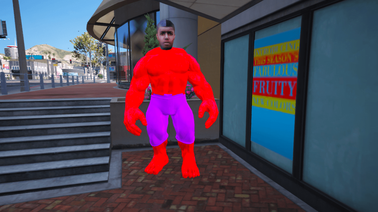 Download GTA 5 Mods Tipson Hulk Addon Ped