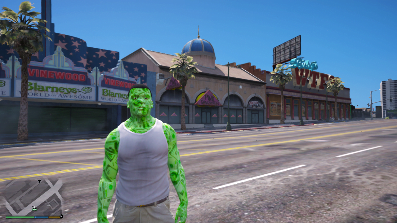 Download GTA 5 Mods Money Franklin Addon Ped