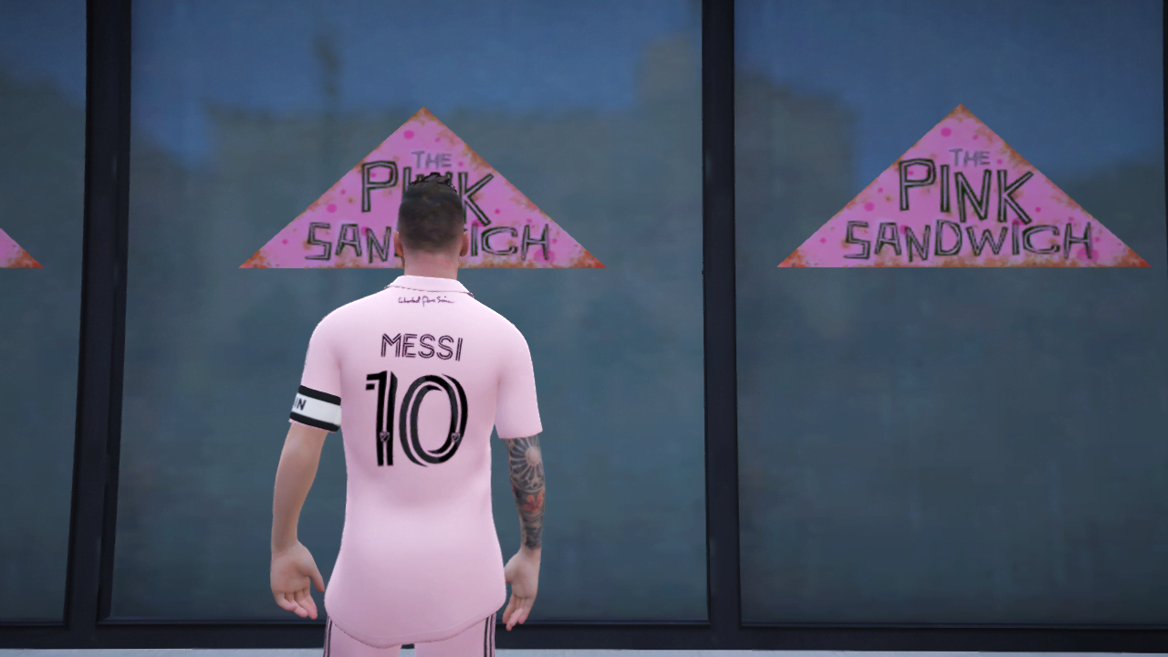 Download GTA 5 Mods Lionel Messi Inter Miami Addon Ped