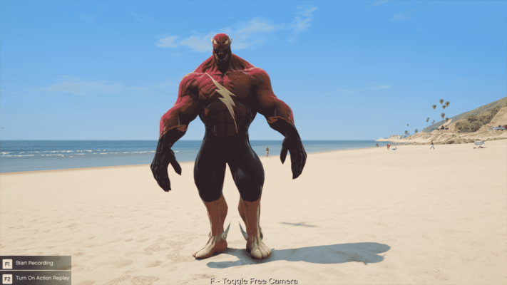 Download GTA 5 Mods God Venom Flash Addon Ped