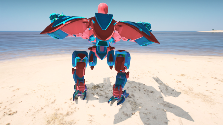Download GTA 5 Mods Spiderman Robot Addon Ped (Lv3)