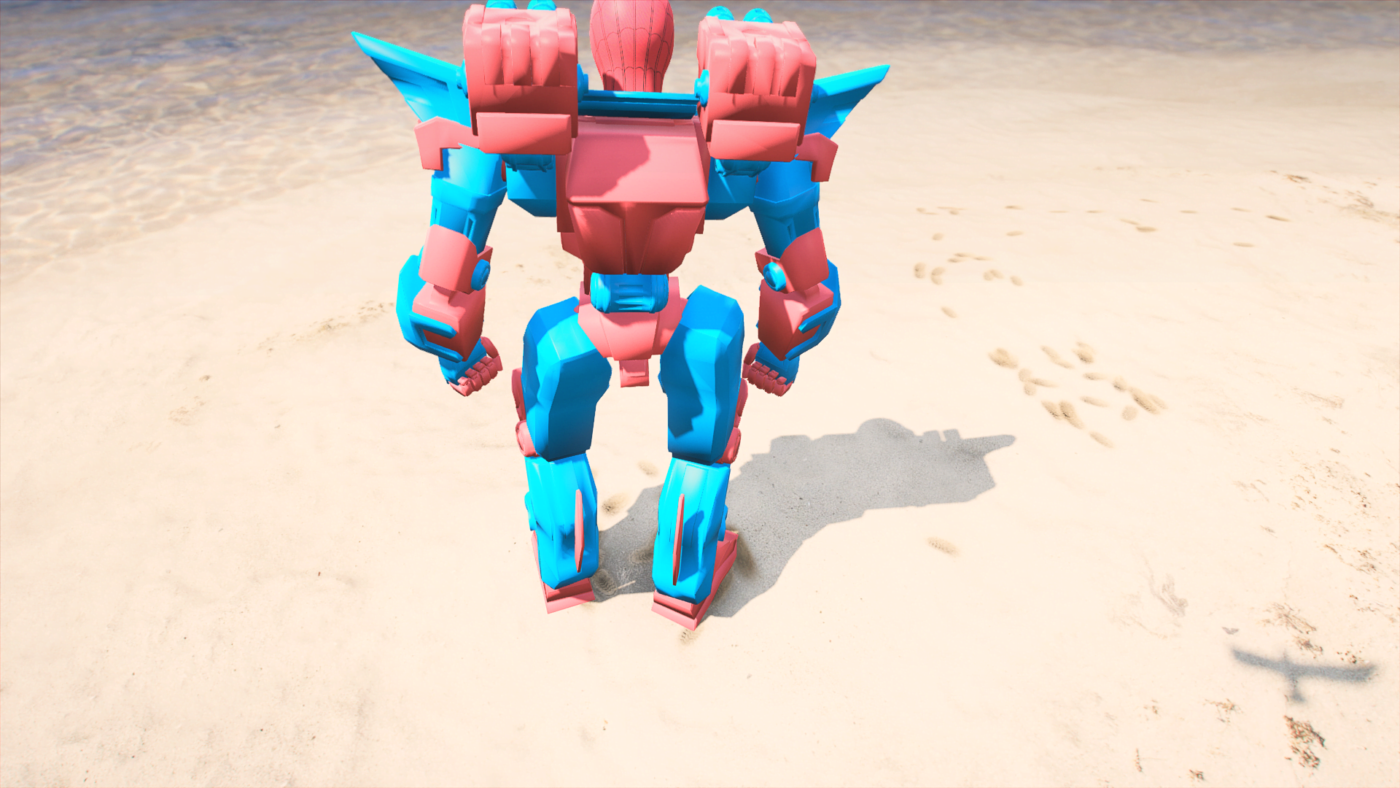 Download GTA 5 Mods Spiderman Robot Addon Ped (Lv6)