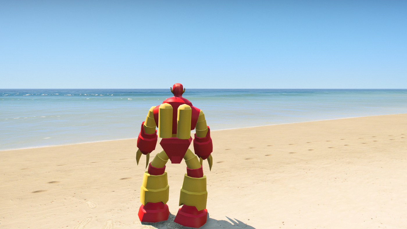 Download GTA 5 Mods Robot Flash Addon Ped