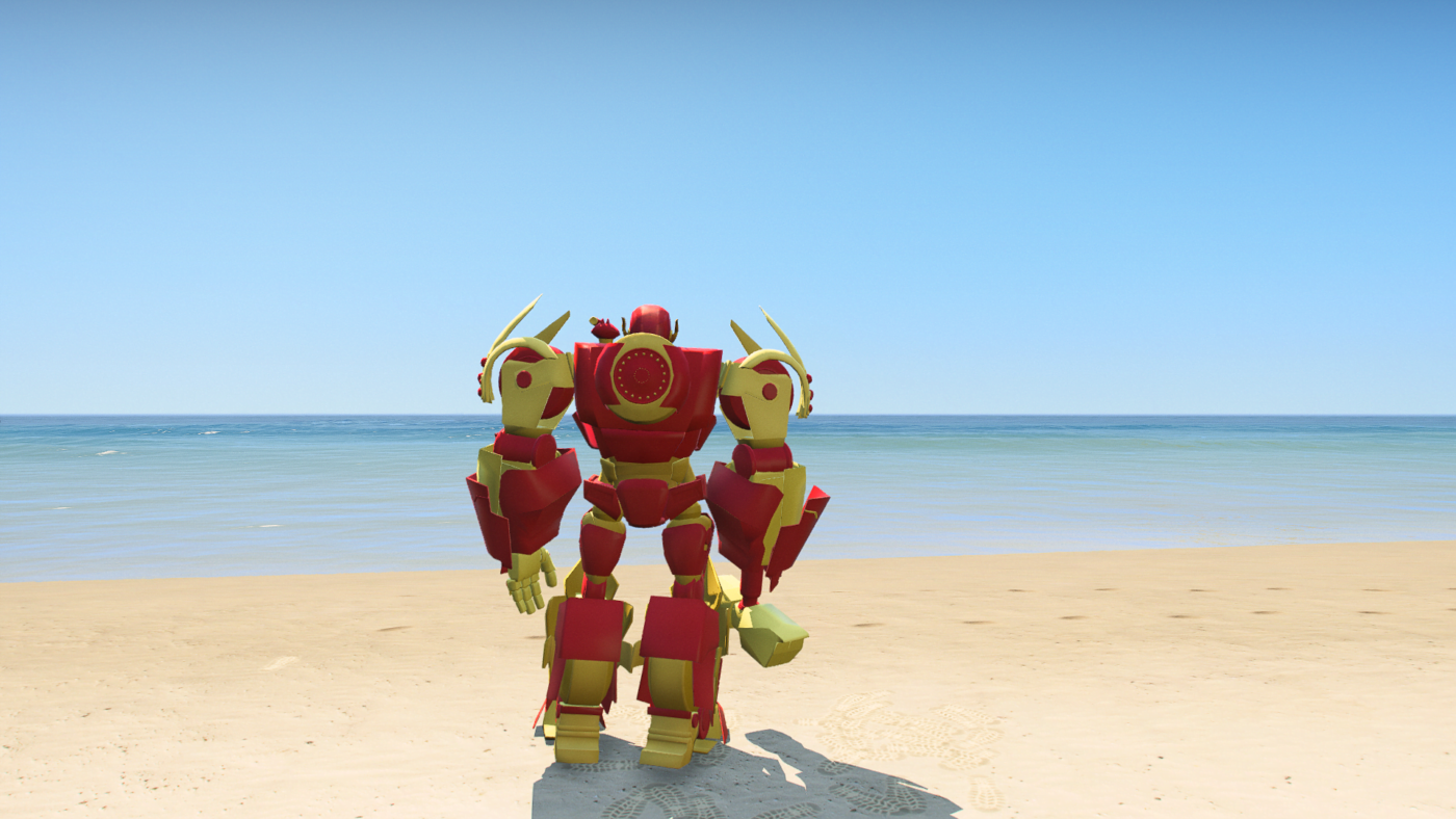 Download GTA 5 Mods Robot Flash Addon Ped