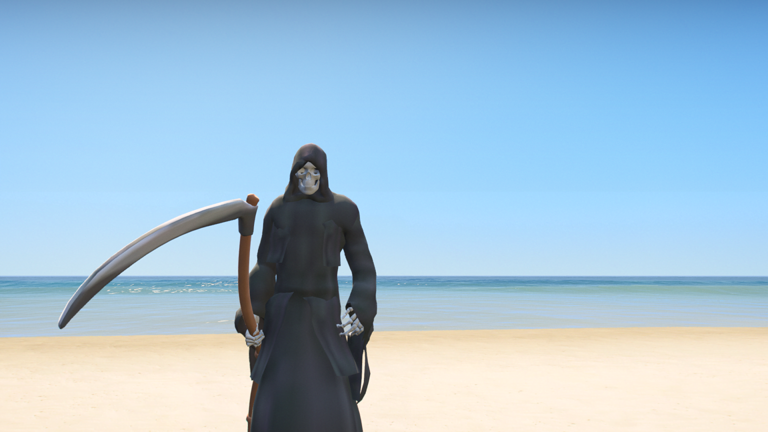 Download GTA 5 Mods Grim Reaper Addon Ped
