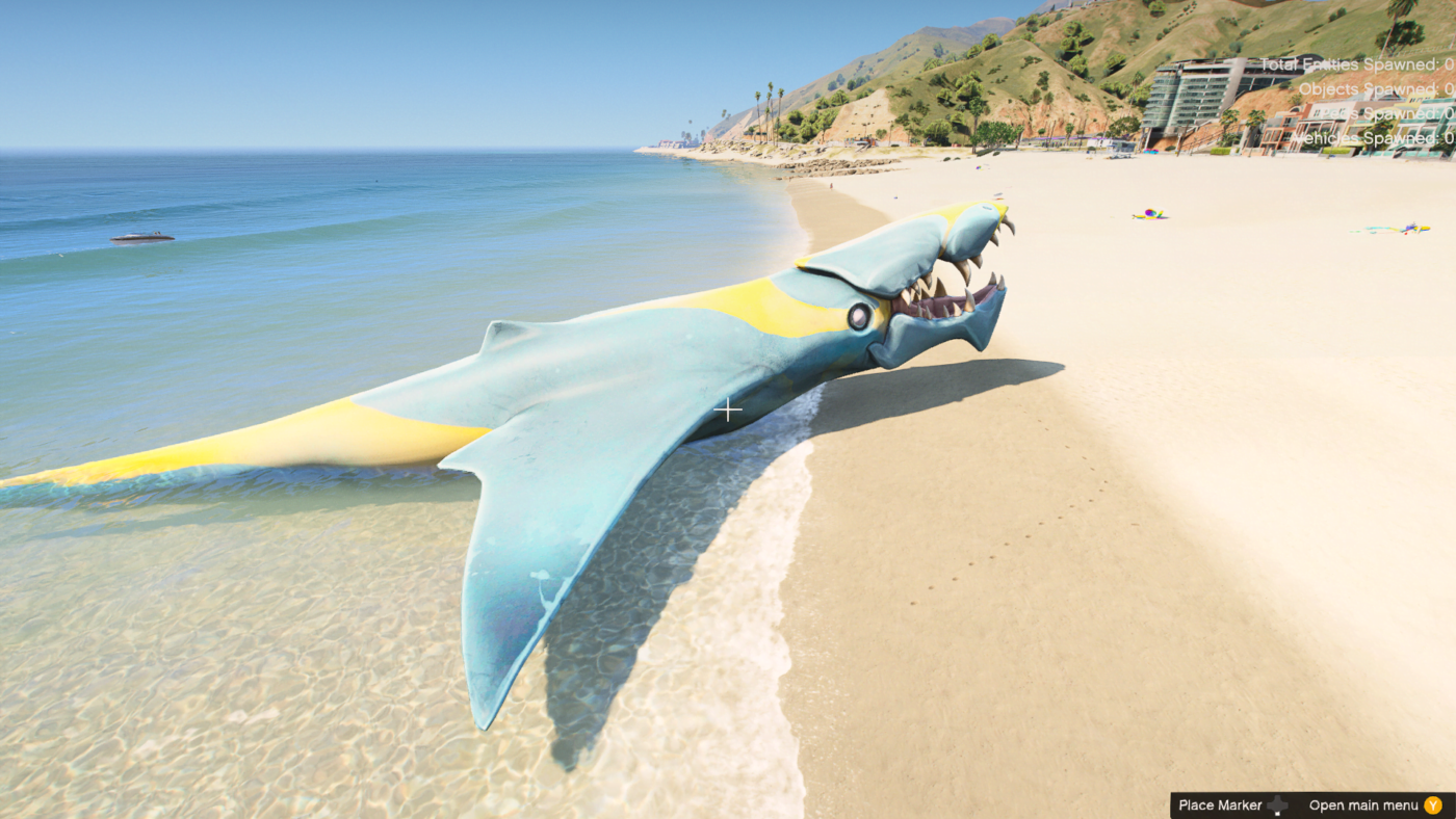 Download GTA 5 Mods Monster Shark Addon Ped