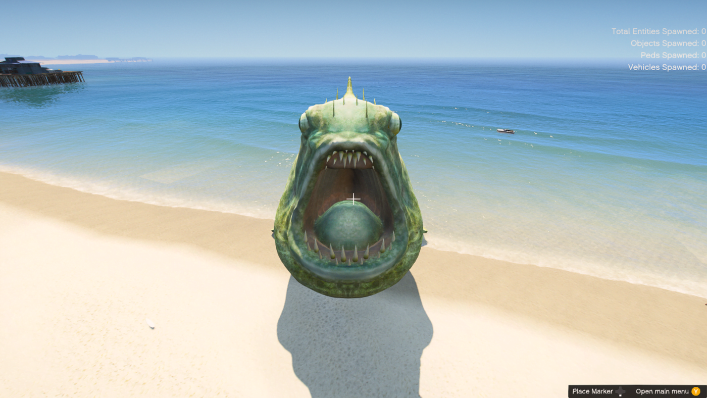 Download GTA 5 Mods Monster Fish Addon Ped