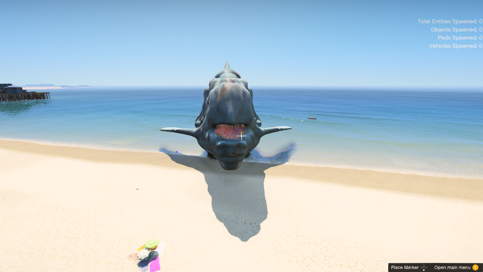 Download GTA 5 Mods Monster Shark Addon Ped