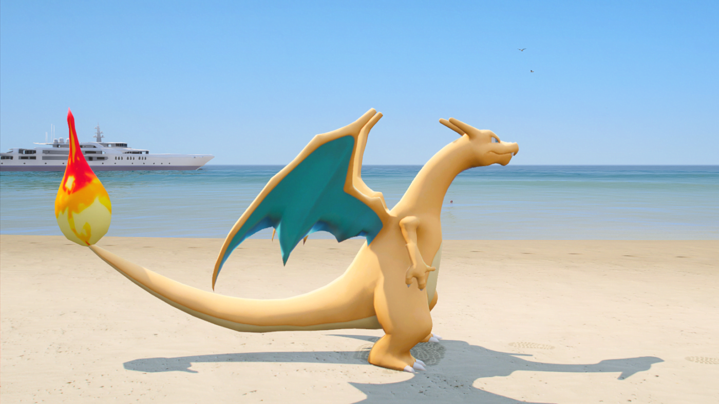 Download GTA 5 Mods Charizard 2 Addon Ped