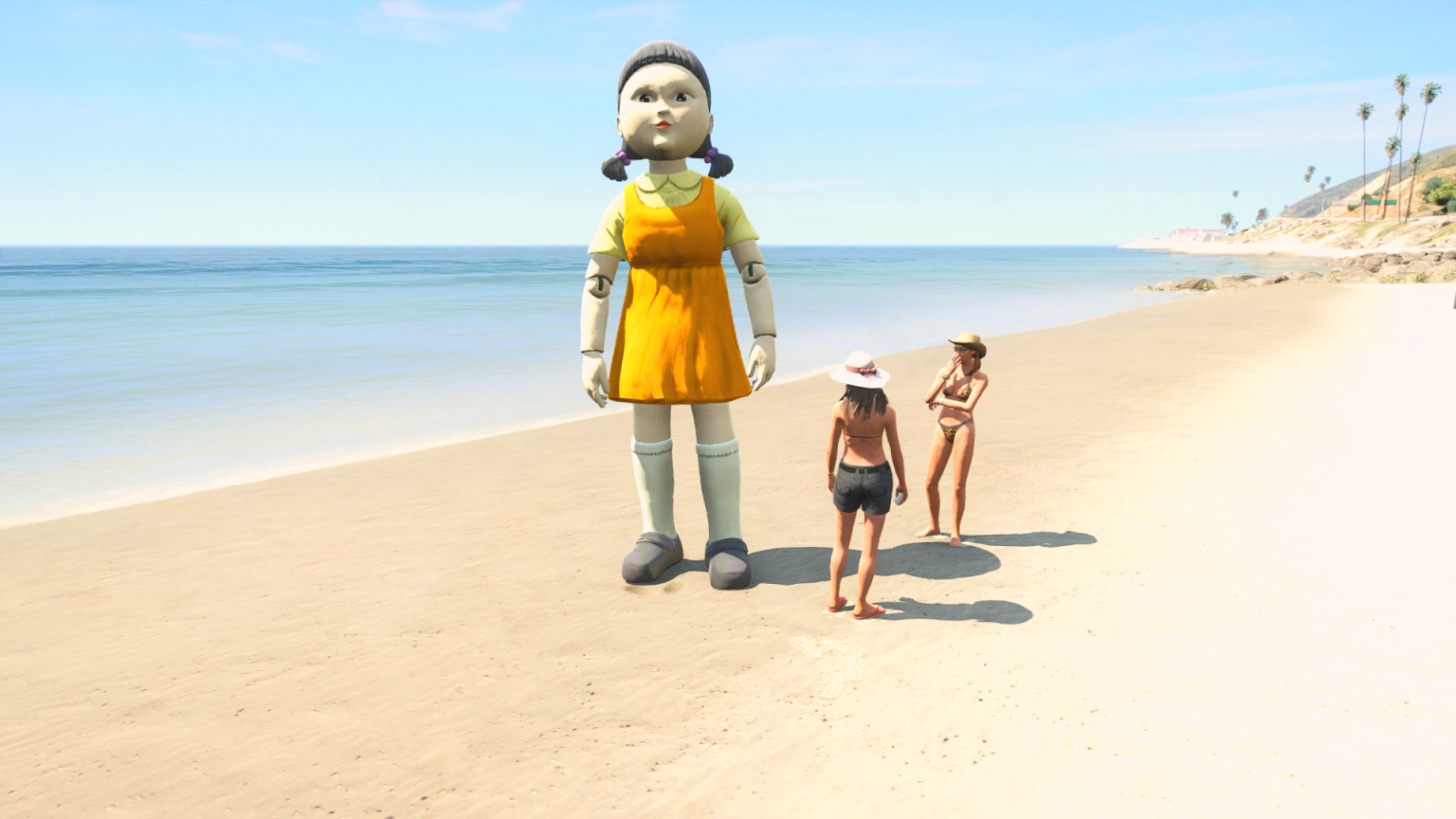 Download GTA 5 Mods Squid Game Doll Big