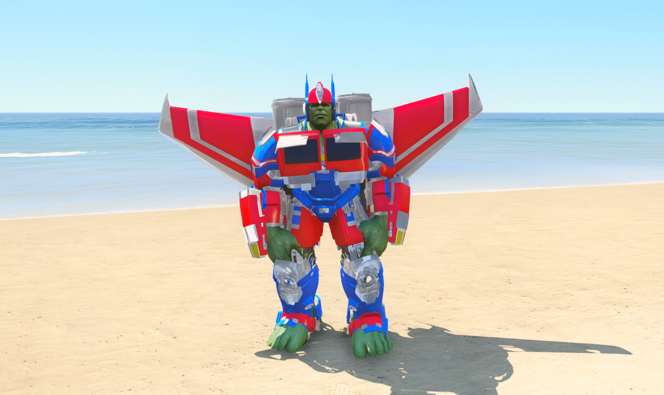Download GTA 5 Mods Hulk Transformer 6
