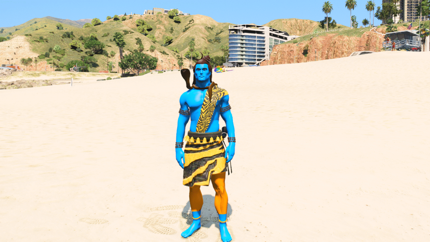 Download GTA 5 Mods Lord Shiva Addon Ped