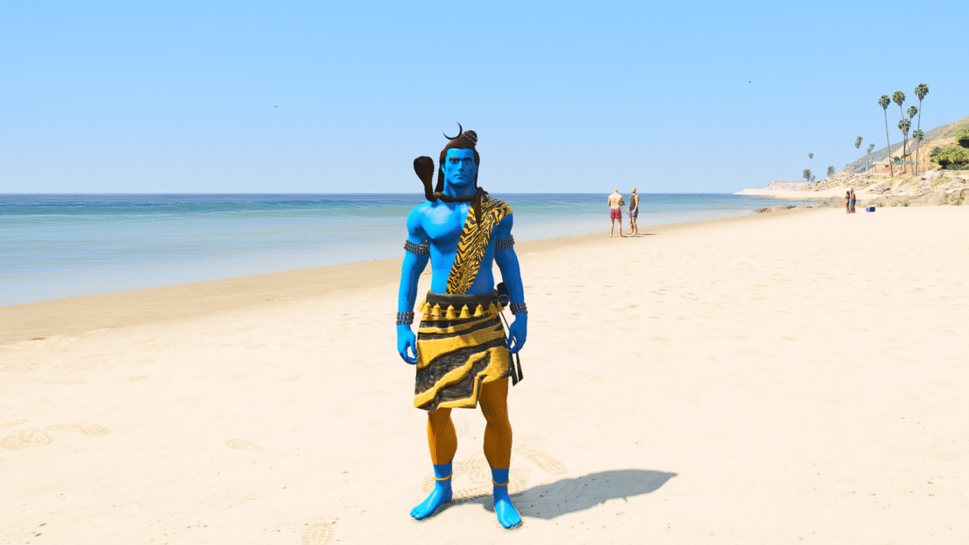 Download GTA 5 Mods Lord Shiva Addon Ped