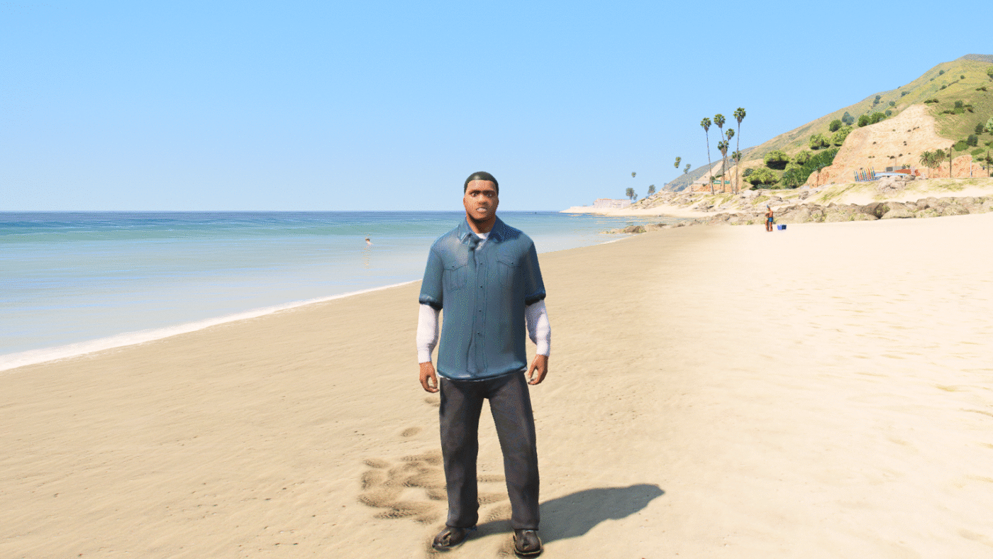 Download GTA 5 Mods Pixelated Franklin 2